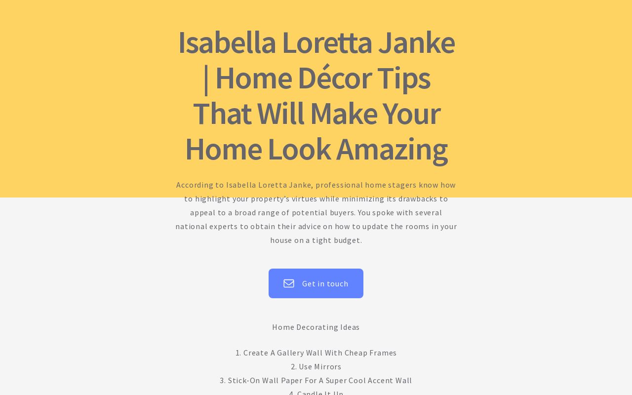 Isabella Loretta Janke